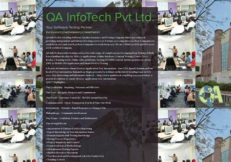 qa infotech pvt ltd s page on about me about me qainfotech