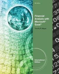 Financial Analysis With Microsoft Excel Market Education