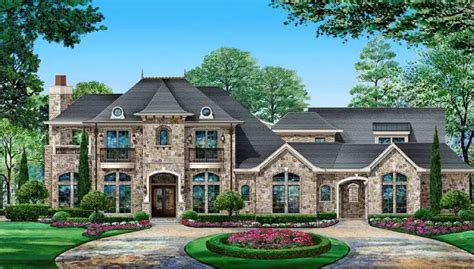 2 Story European House Plans