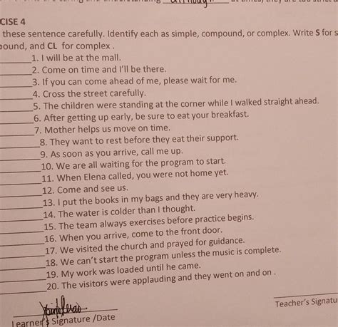 Simple Compound And Complex Sentences K5 Learning Worksheets Library