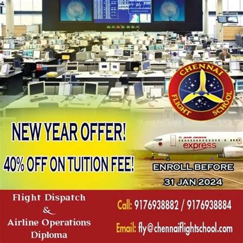 Flight Dispatch And Airline Operations Course At ₹ 118000course In Chennai Id 2853204108973