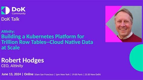 Data On Kubernetes Community On Linkedin Building A Kubernetes Platform For Trillion Row Tables