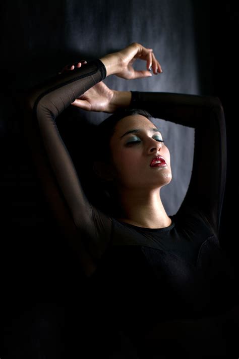 Lean Against A Wall Arch Your Back Lift Chin Slightly And Close Your