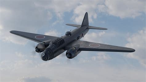 3d Mitsubishi G4m Airplane Model Turbosquid 2003563