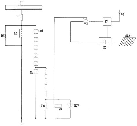 power distribution network line pole lightning stroke fault positioning