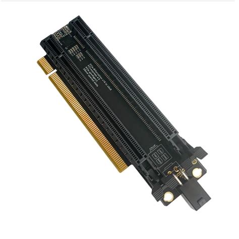 PCI E 4 0 X16 1 To 2 Expansion Card Gen4 Split Card PCIe Bifurcation X16 To X8X8 With 20mm