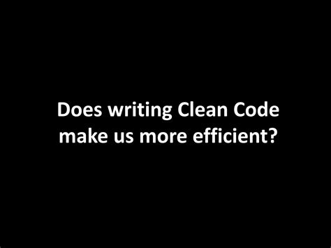 Clean Code I Best Practices Pptx