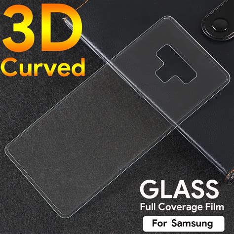 3D изогнутая задняя крышка Защитная пленка для samsung Galaxy Note 9 S8 ...