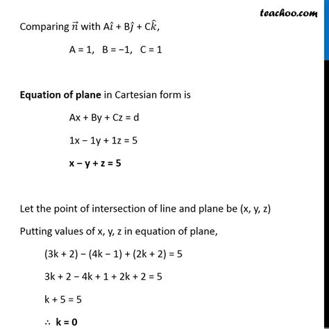 Question Find Distance Of Point From Point Of Inter