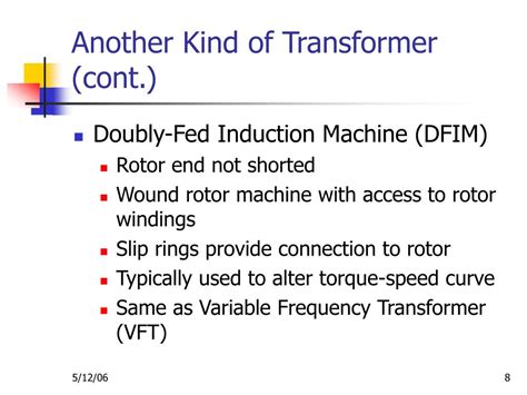 Ppt Modeling Simulation And Analysis Of Variable Frequency Transformers Powerpoint