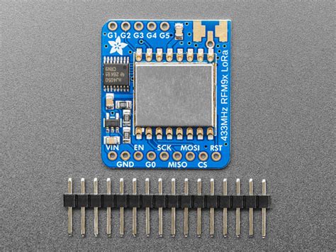 Adafruit RFM96W LoRa Radio Transceiver Breakout 433 MHz RadioFruit ID 3073 Adafruit