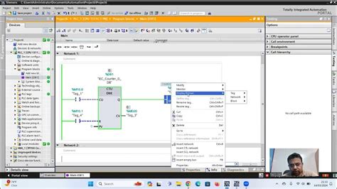 Comparator Instructions In Tia Portal Not Equal To Youtube