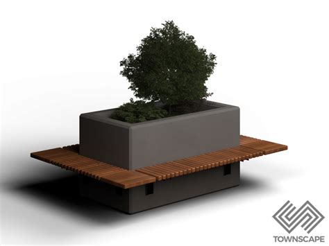 Concrete Planter Block 1800 X 1000 Edge Seat Townscape Products