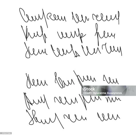 손으로 쓴 낙서 시 편지 자유형 텍스트 구절 메모 읽을 수 없는 낙서 거친 초안 흰색 배경에 고립된 펜으로 작성 읽을 수 없는 필기체 스크립트 메시지입니다 벡터 손으로 그린