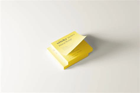 sticky note mockups mockup free