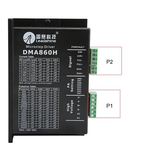 Dm860 Dm860h Stepper Motor Driver Controller For 57 86 Motors