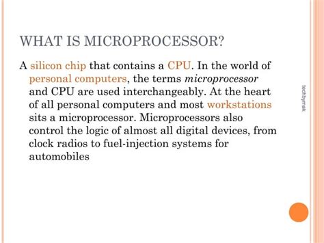 Microprocessor And Interfacing Techbymak Ppt