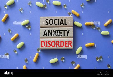 Social Anxiety Disorder Symbol Concept Words Social Anxiety Disorder