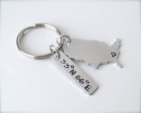 Home Is Where The Heart Is Deployment Separation Keychain