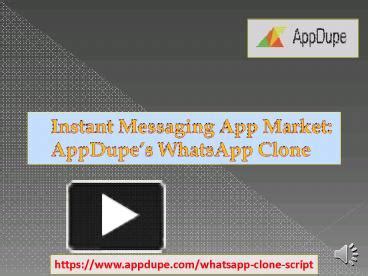 Instant Messaging App Presentation Free To Download