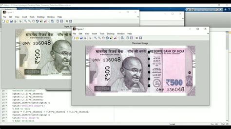 Fake Currency Detection Using Matlab Glade Software Solution Ieee