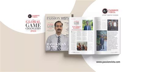 Ravi Kiran Kandepu Passion Vista Magazine