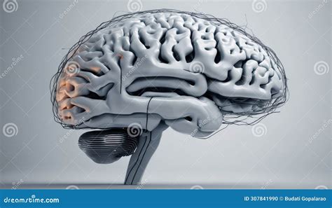 Exploring The Intricate Complexity Of The Human Brain Stock Illustration Illustration Of