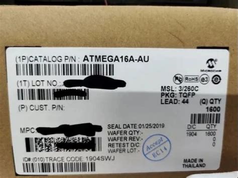 Atmega16a Au Microchip Microcontrollers 8 Bit At ₹ 150piece In Mumbai