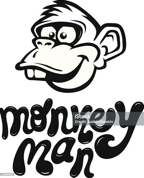 Wajah Kartun Monyet Ilustrasi Stok Unduh Gambar Sekarang Jenis