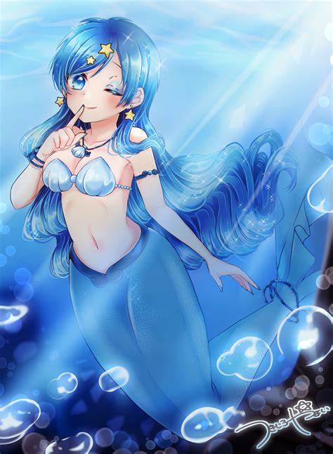 Tsukishiro Yayoi Yumeir0 Houshou Hanon Houshou Hanon Mermaid Mermaid Melody Pichi Pichi