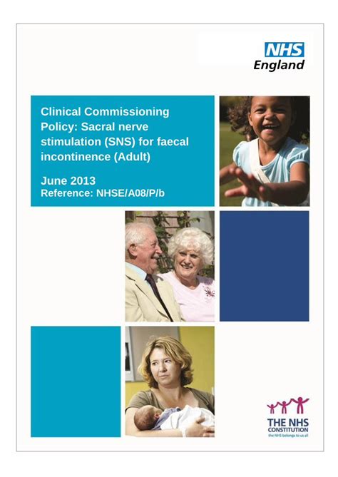 PDF Sacral Nerve Stimulation SNS For Faecal Incontinence NHS
