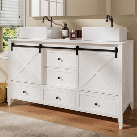 Vnn Bathroom Vanity With Sink 60 Inch Bathroom Vanity Double Sink
