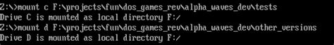 BUG Mount Does Not Work With Git Version Issue Dosbox Staging Dosbox Staging GitHub