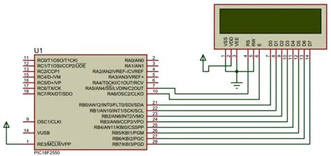 interfacing lcd with pic microcontroller mplab xc8