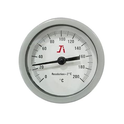 Bi Metal Dial Thermometer Temperature Gauge Range 0 To 200 Deg C Dial Size 2 1 2 63 Mm