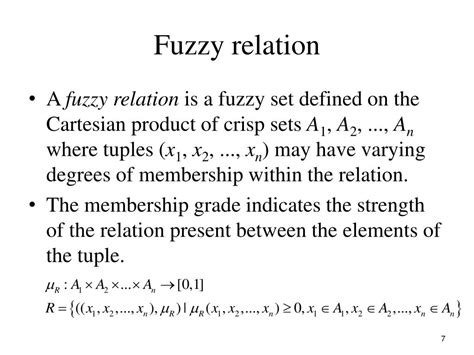 Ppt Chapter 3 Fuzzy Relation And Composition Powerpoint Presentation