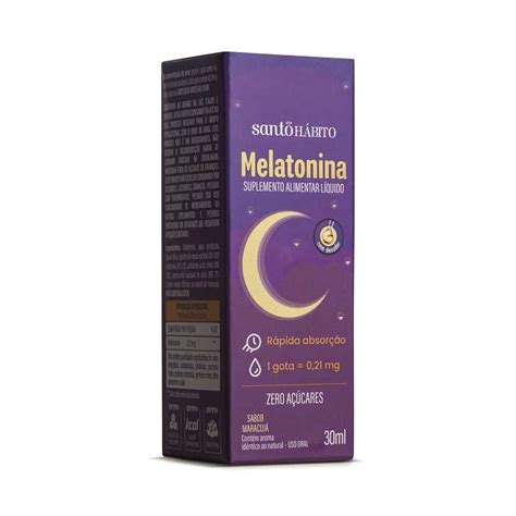 Melatonina Santo Hábito: o suplemento que ajuda a regular seu sono