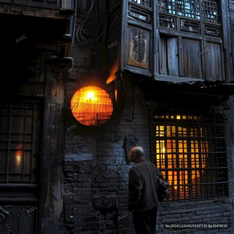 Ai创作图看灯笼的人 打更灯笼 夜晚灯笼游客 石库门灯 古街灯笼铺 夕照古街道 石库门生活场景 古街灯光 夕阳映古街 古街居民 灯下人 古巷灯光 打更巡查灯笼 绛纱灯 巷道游人红灯笼nipic