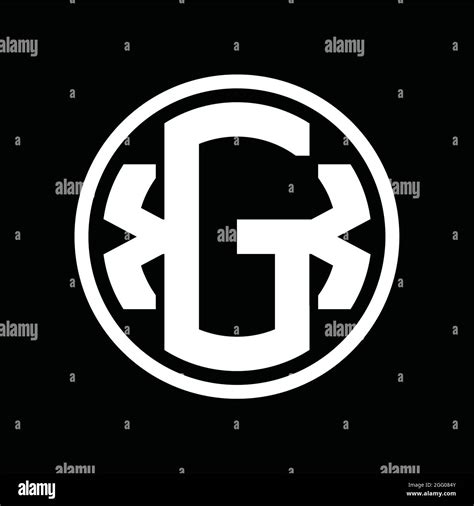 Gx Logo Monogram With Overlapping Style Vintage Design Template Stock Vector Image And Art Alamy