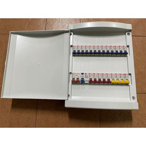 Full Set Consumer Box 30 Way 2 Row Lectric Kotak Suis Main Electrical Box Db Box Mcb Elcb Rccb