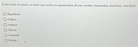 Solved Conclude Hypothesis Analyze Design Experiment Chegg