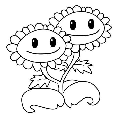 Раскраски Растения Против Зомби 70 фото