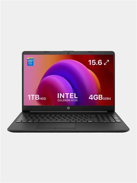 Ноутбук HP Intel Celeron N4120 DDR4 4GB HDD 1TB 15 6 Intel UHD Graphics Wi Fi купить по низким