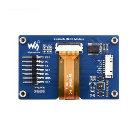 Waveshare Inch OLED Display Module Resolution SPI I C Communication White