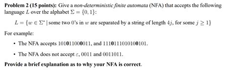 Solved Problem 2 15 Points Give A Non Deterministic