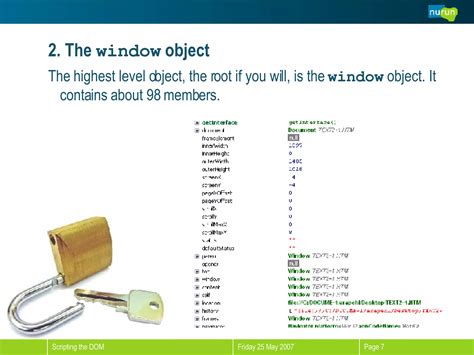 Scripting The Dom Ppt