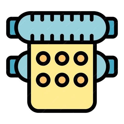 Premium Vector Format Offset Icon Outline Vector Data Office Plotter Printer Color Flat