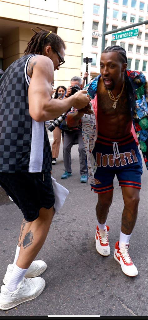 Aaron And Kcp Nba Players Denver Nuggets Celebrities