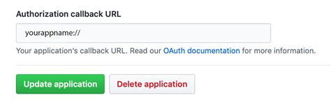 Ios Authorization Callback Url Github Stack Overflow