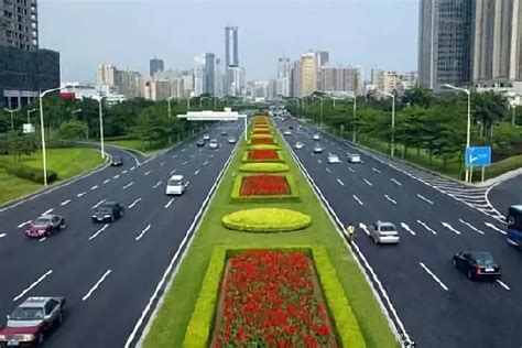 深圳深南大道图片深圳深南大道深圳深南大道夜景图片文秘苑图库